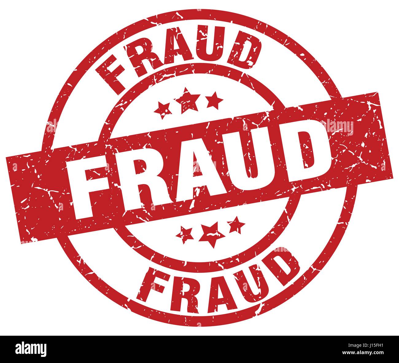 fraud round red grunge stamp Stock Vector Image & Art - Alamy