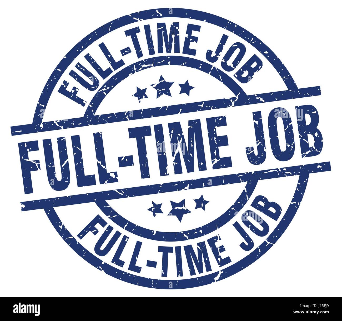 Full time job seal hi-res stock photography and images - Alamy