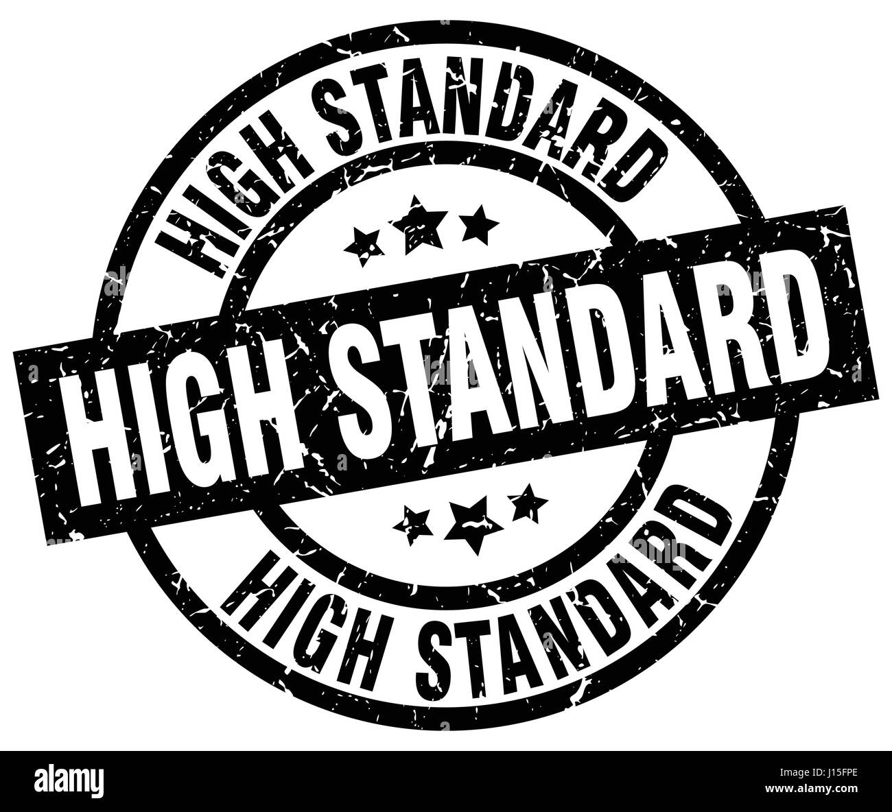 High standard stamp Black and White Stock Photos & Images - Alamy