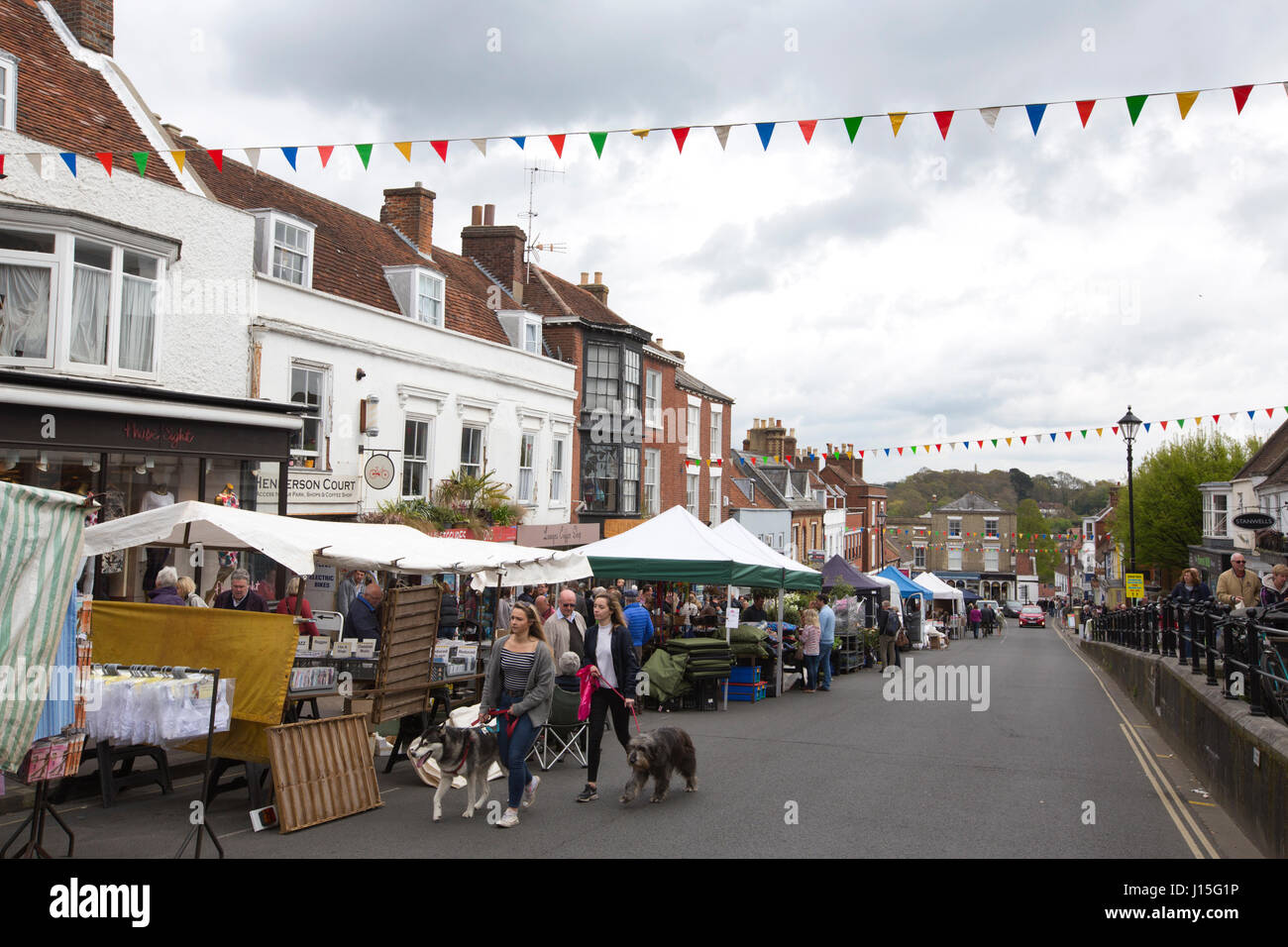 Lymington, Georgian coastal town on the Solent, in the New Forest ...