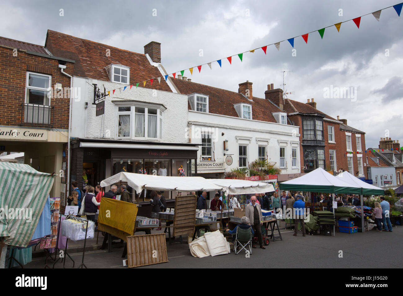 Lymington, Georgian coastal town on the Solent, in the New Forest ...