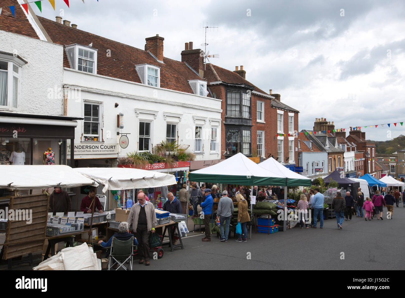 Lymington, Georgian coastal town on the Solent, in the New Forest ...