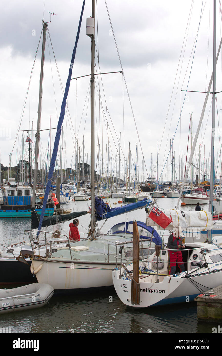 Lymington, Georgian coastal town on the Solent, in the New Forest ...