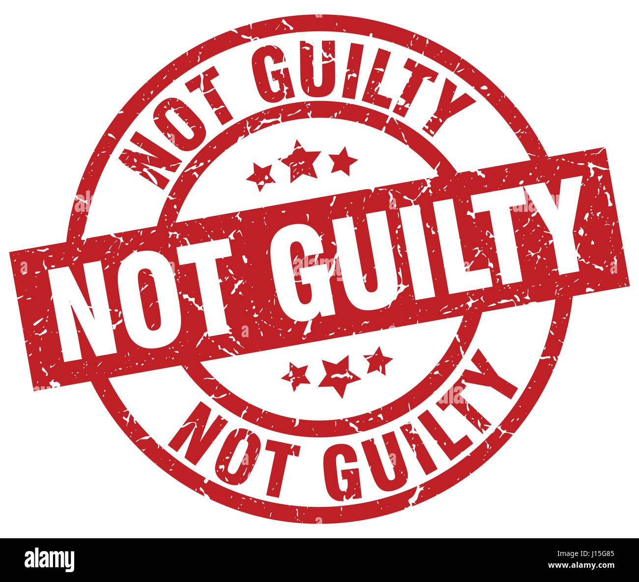 Not guilty Stock Vector Images - Alamy