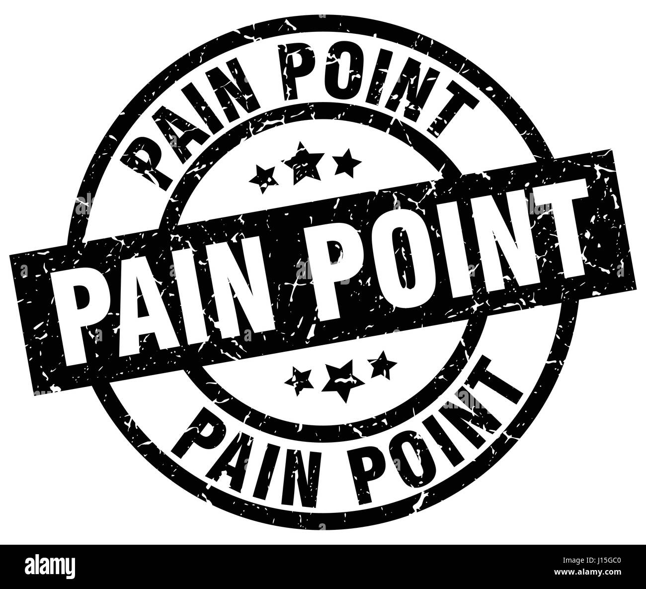 Pain point stamp sign seal hi-res stock photography and images - Alamy