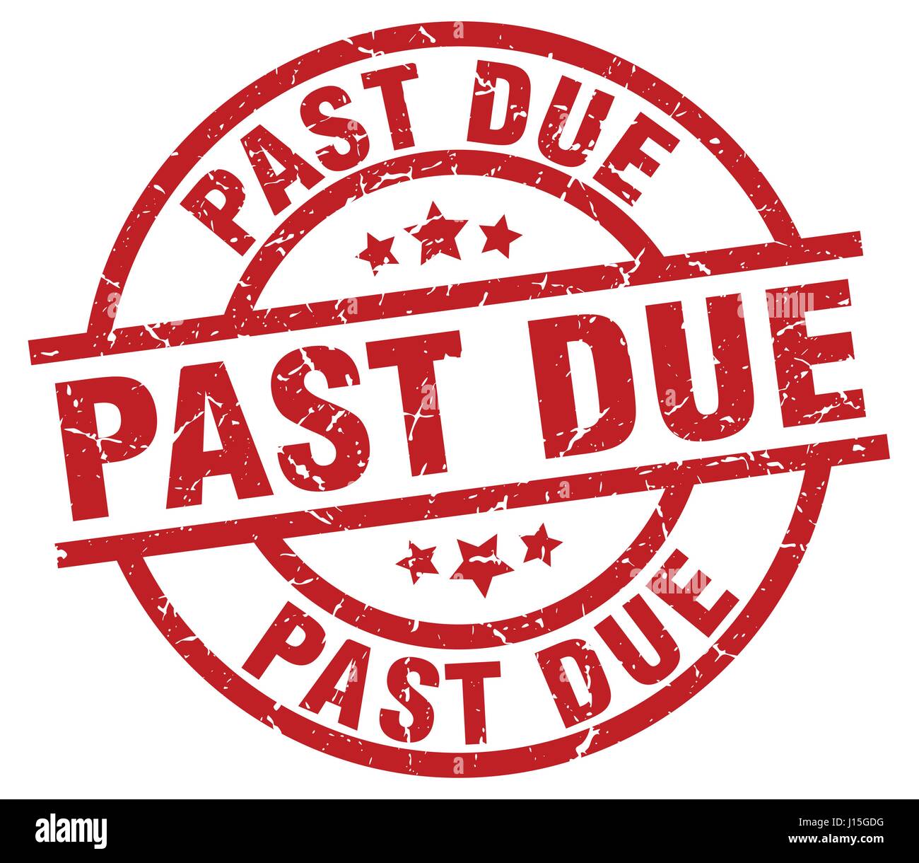 Past due vector red hi-res stock photography and images - Alamy