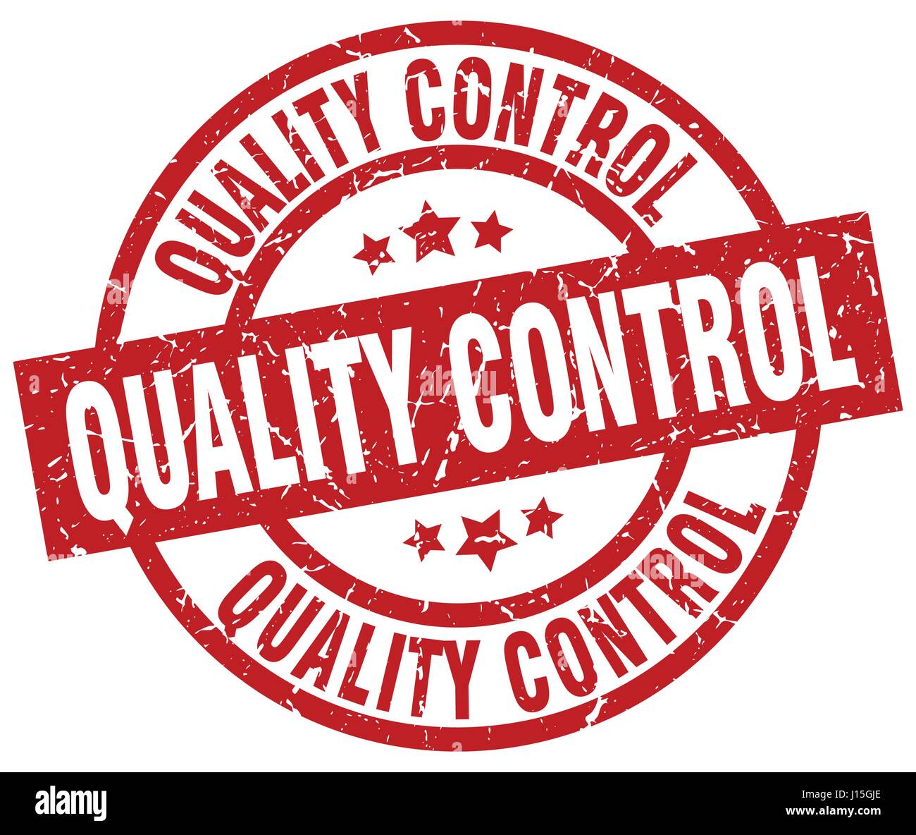 quality control round red grunge stamp Stock Vector Image & Art - Alamy