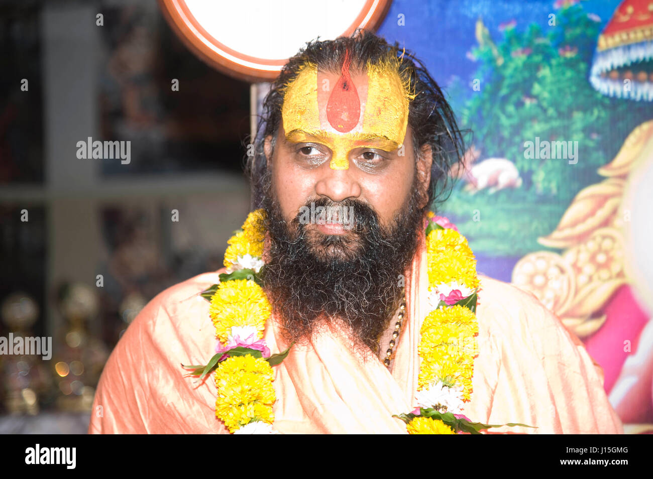 Swami rajendra das ji, kumbh mela, madhya pradesh, india, asia Stock ...
