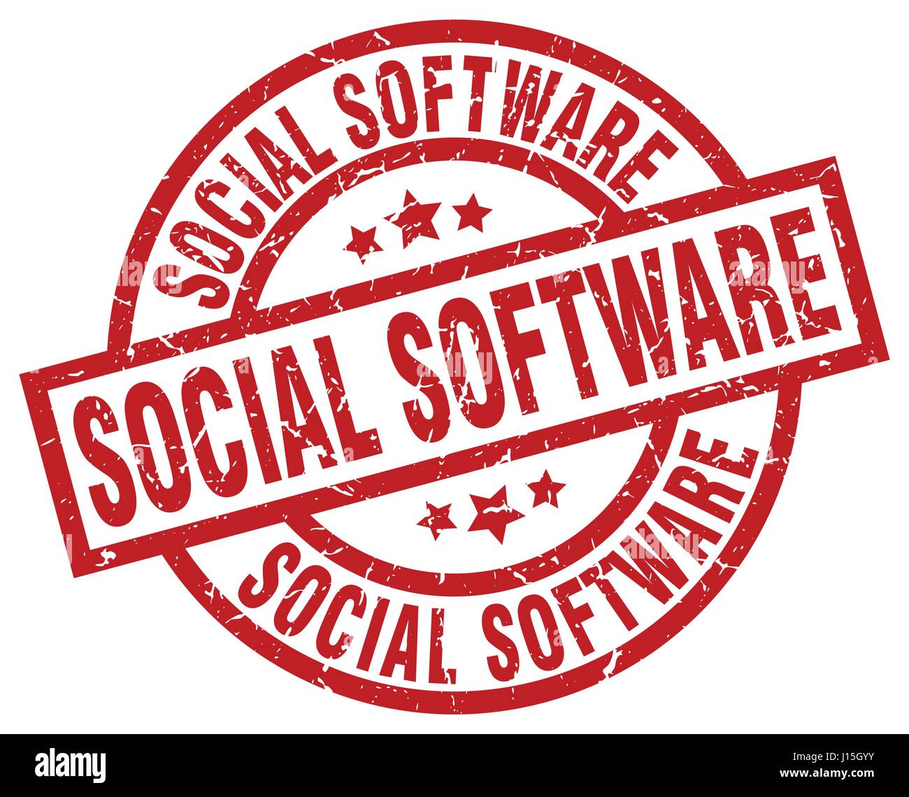 Social software round red hi-res stock photography and images - Alamy