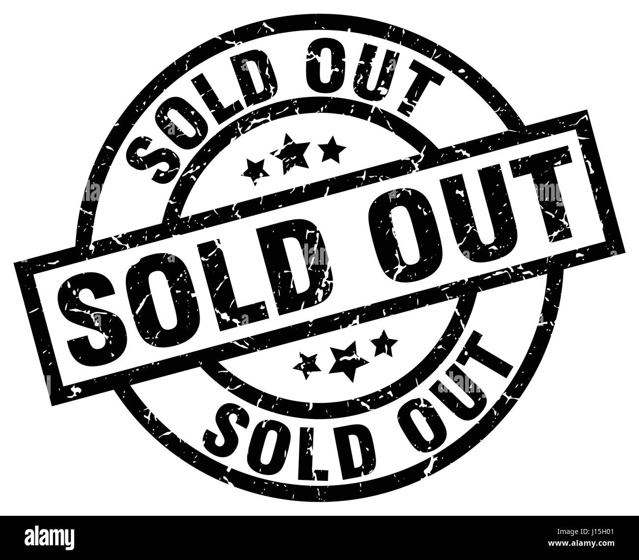sold out round grunge black stamp Stock Vector Image & Art - Alamy