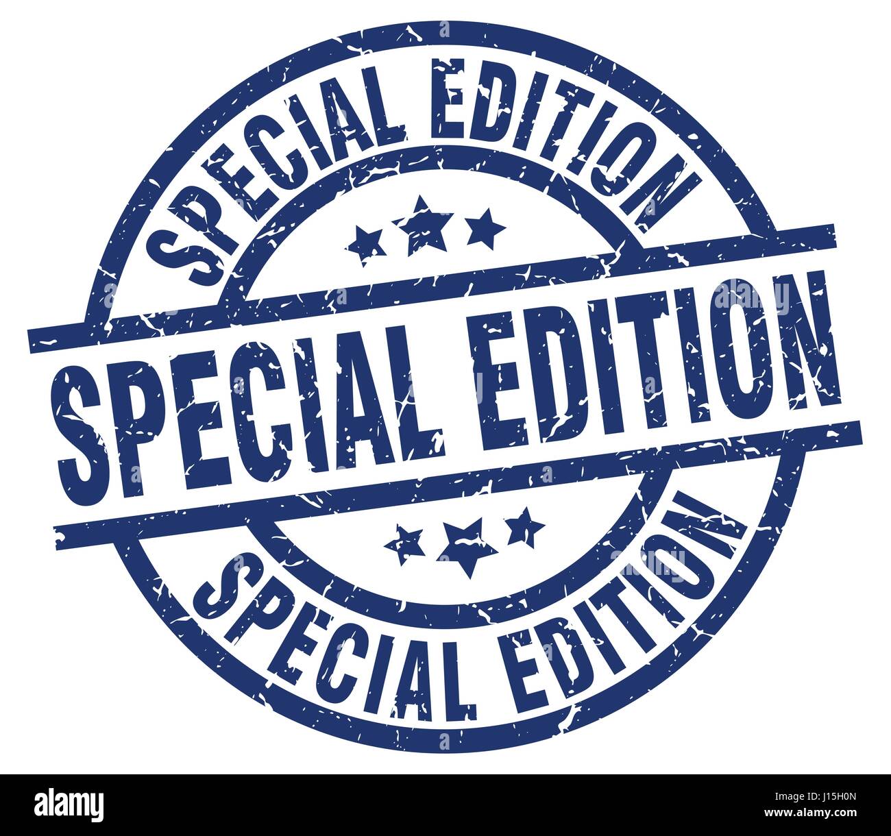 special edition blue round grunge stamp Stock Vector Image & Art - Alamy