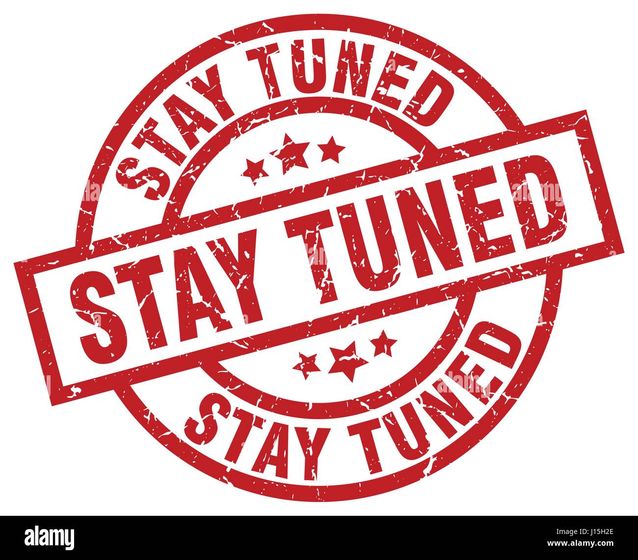 Stay tuned rubber stamp hi-res stock photography and images - Alamy