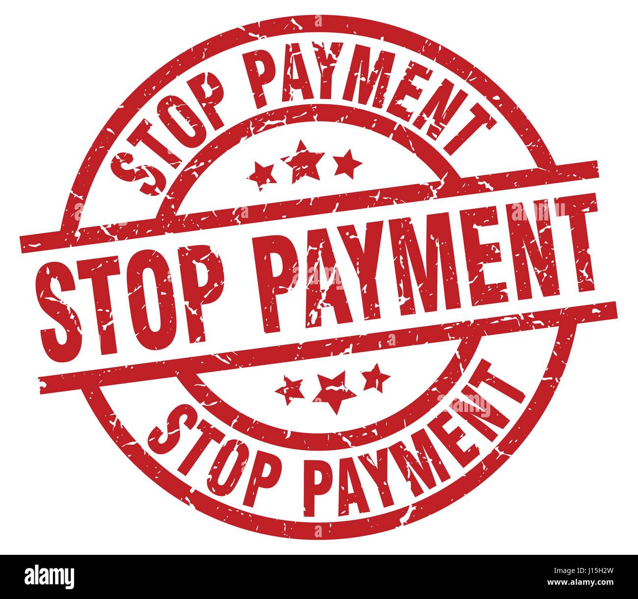 stop payment round red grunge stamp Stock Vector Image & Art - Alamy