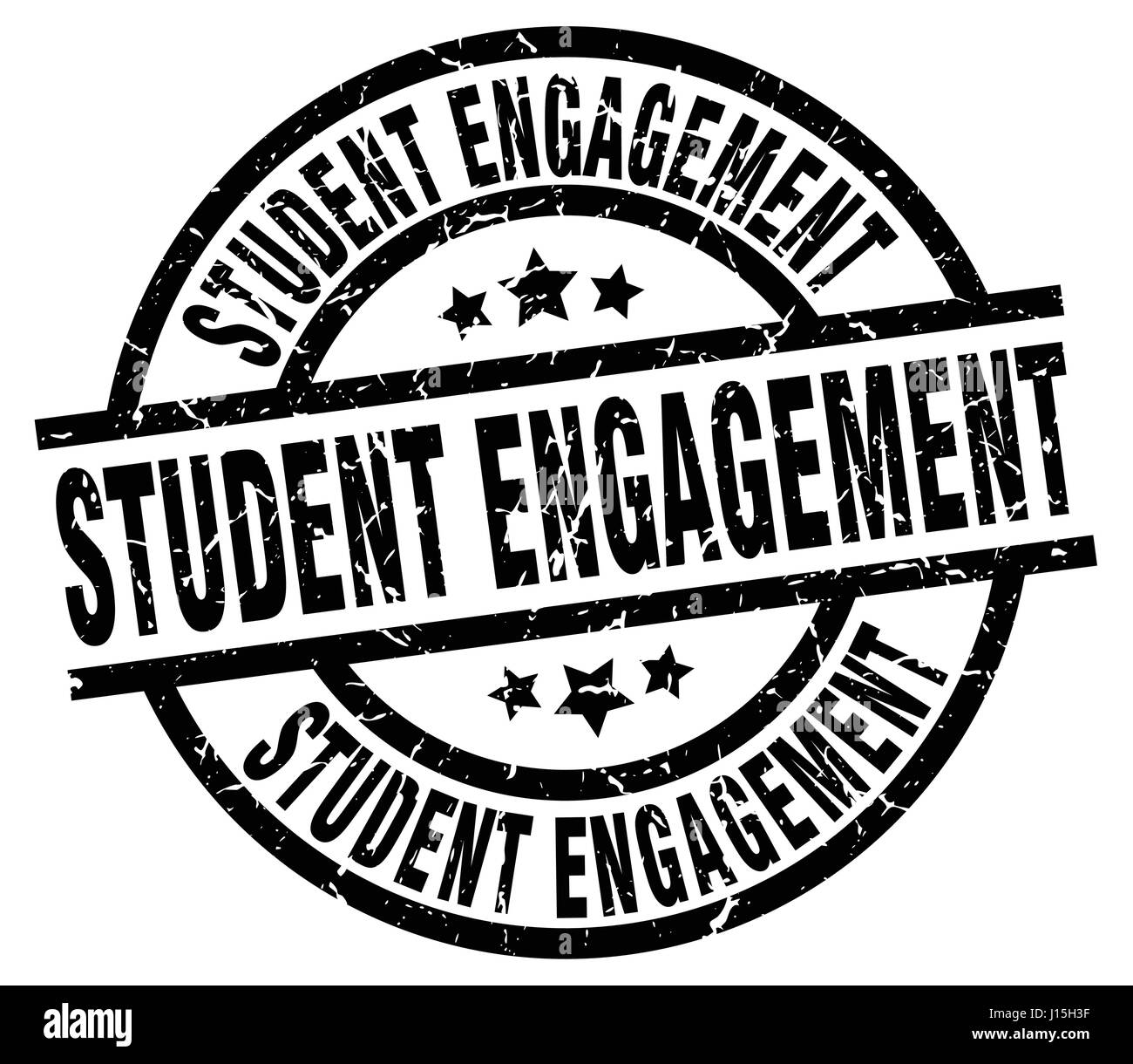 student engagement round grunge black stamp Stock Vector Image & Art ...