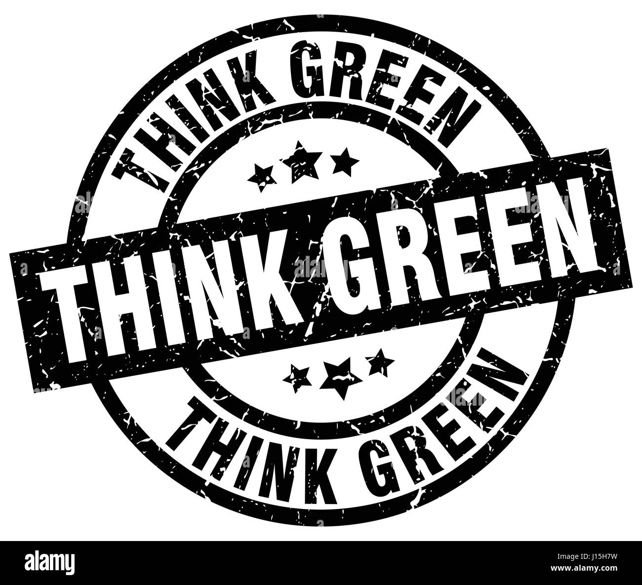 think green round grunge black stamp Stock Vector Image & Art - Alamy