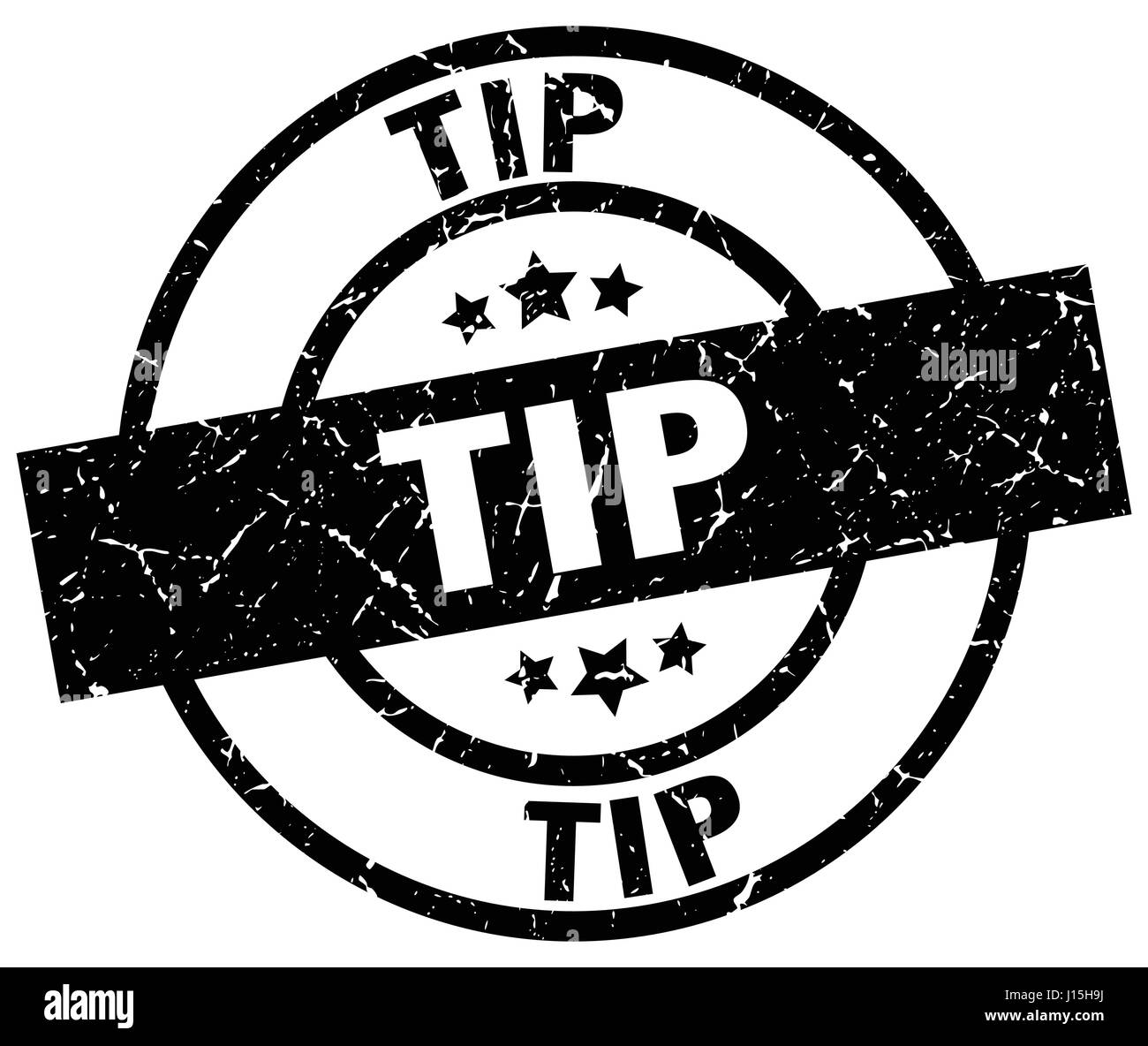 tip round grunge black stamp Stock Vector Image & Art - Alamy