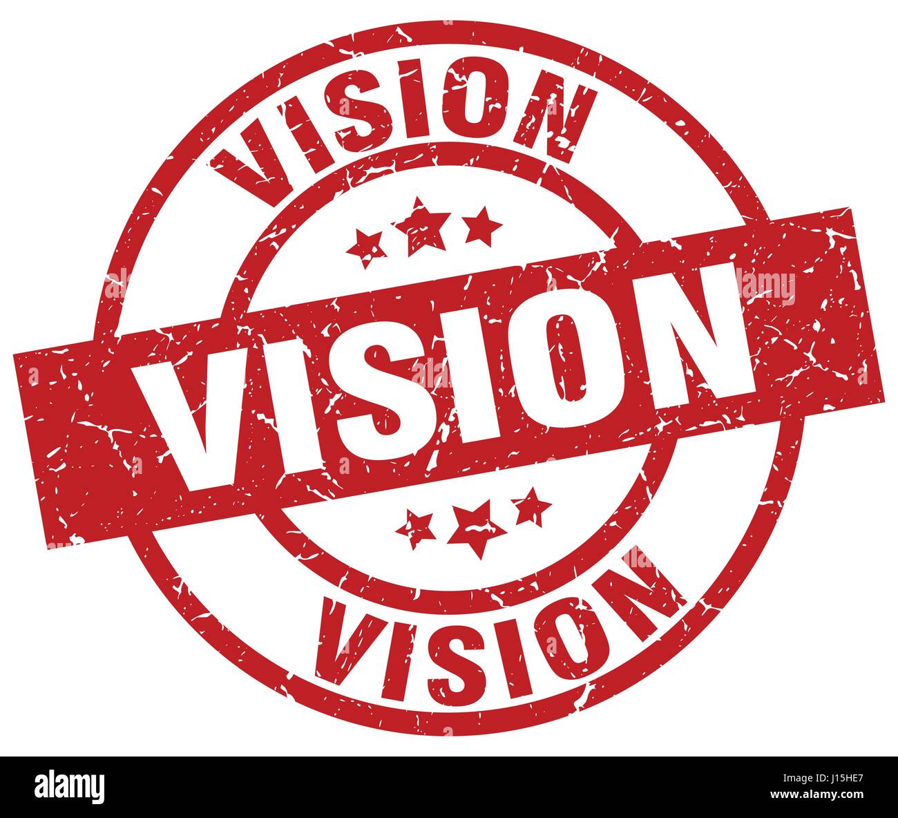 vision round red grunge stamp Stock Vector Image & Art - Alamy