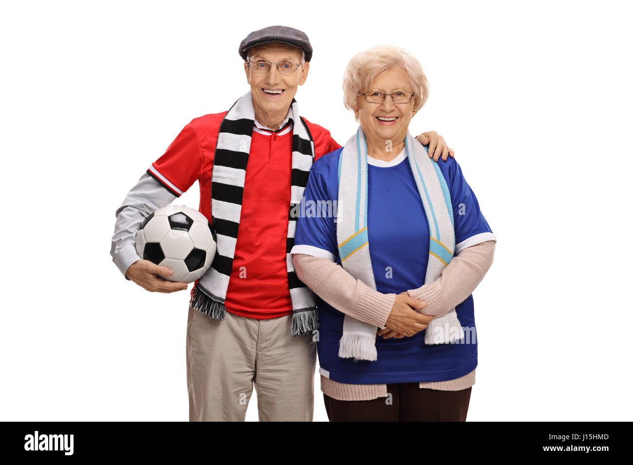 Female football fans old hi-res stock photography and images - Alamy