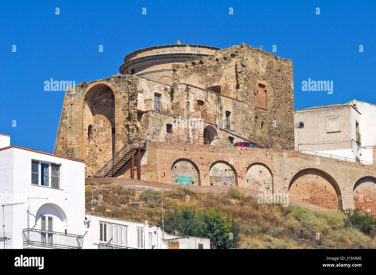 Panoramic view of Pisticci. Basilicata. Italy Stock Photo - Alamy
