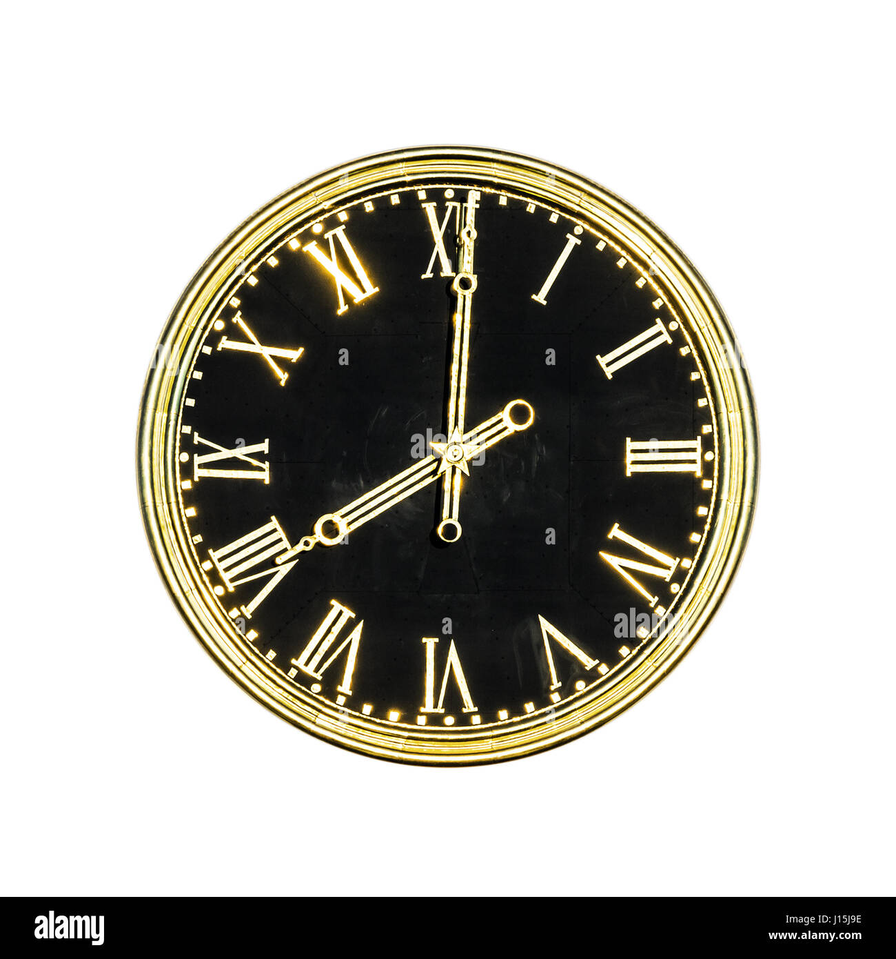 Clock on old historical Cut Out Stock Images & Pictures - Alamy
