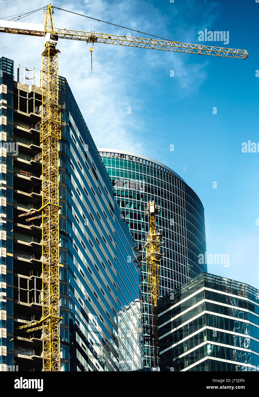 office city under construction Stock Photo - Alamy