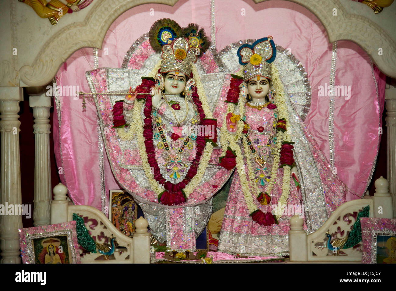Radha krishna statue, vrindavan, uttar pradesh, india, asia Stock Photo ...
