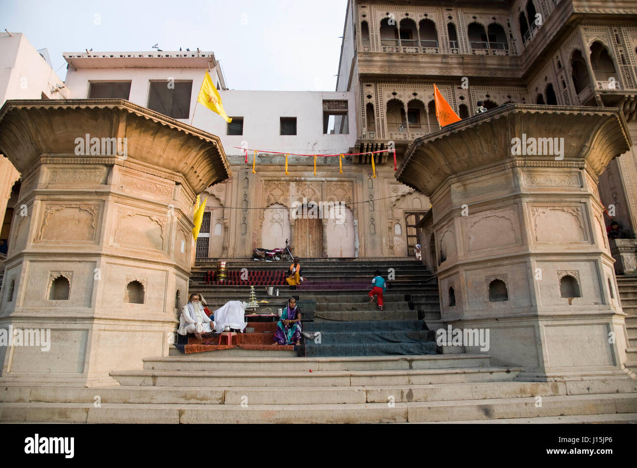 Keshi ghat, vrindavan, mathura, uttar pradesh, india, asia Stock Photo ...