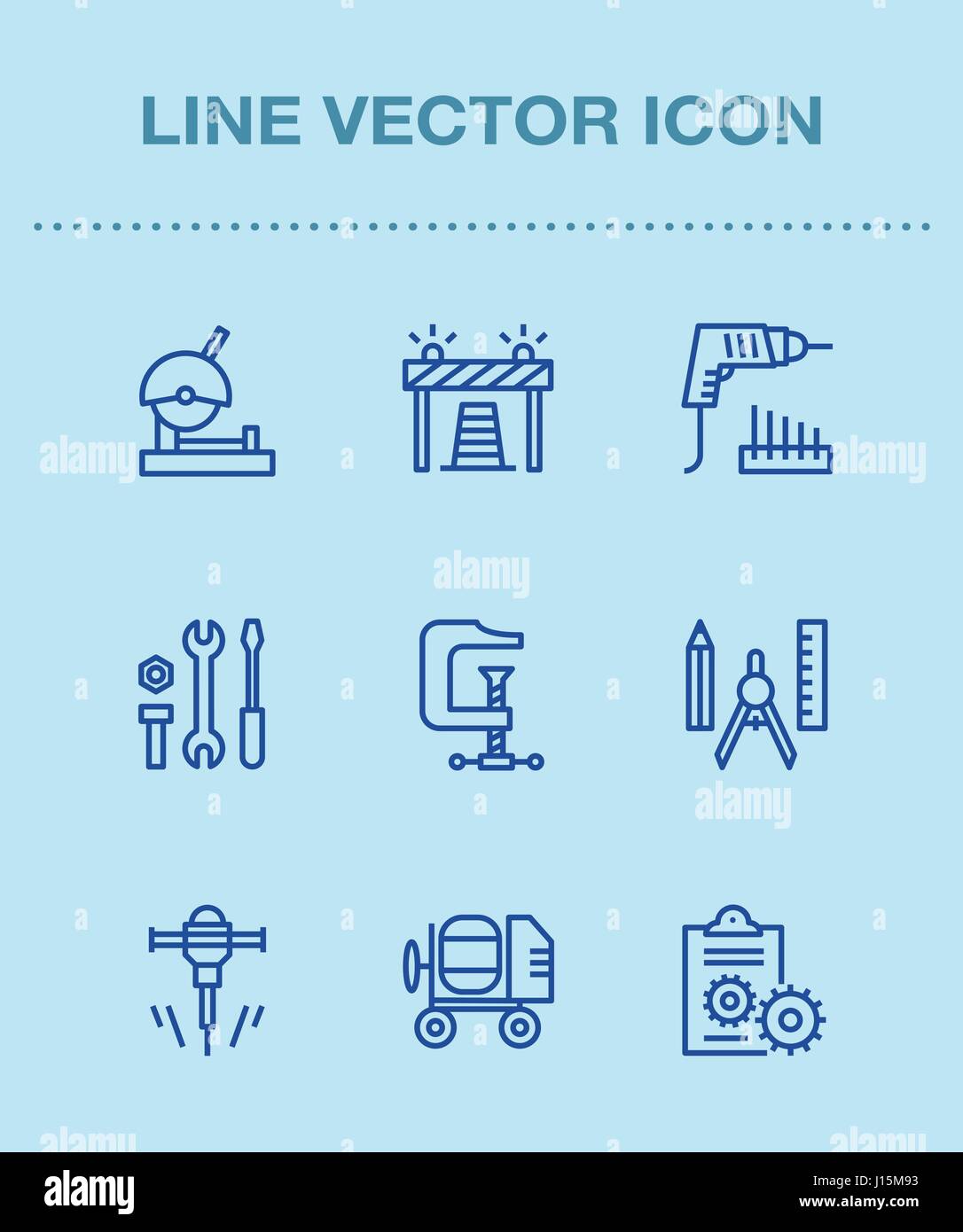 line icons II 010 Stock Vector Image & Art - Alamy