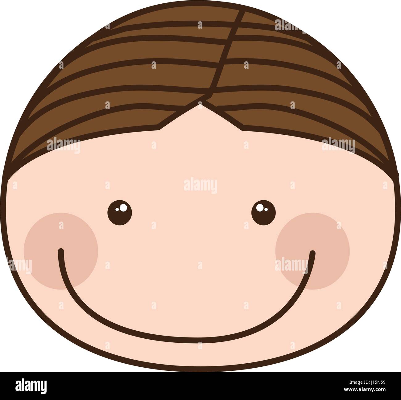 Chin front view Stock Vector Images - Alamy