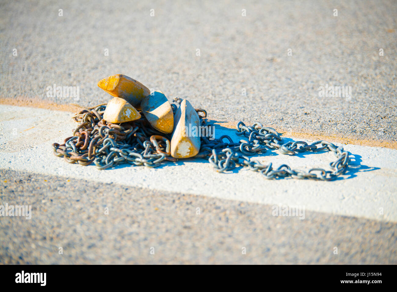Aircraft chocks hi-res stock photography and images - Alamy