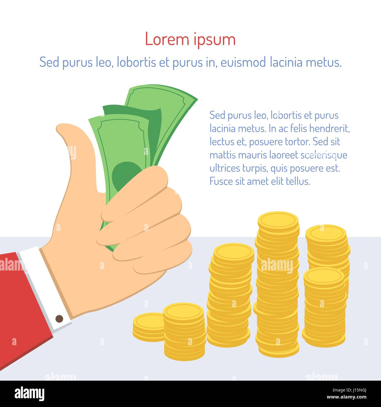 Growth profit symbol businessman Stock Vector Images - Alamy