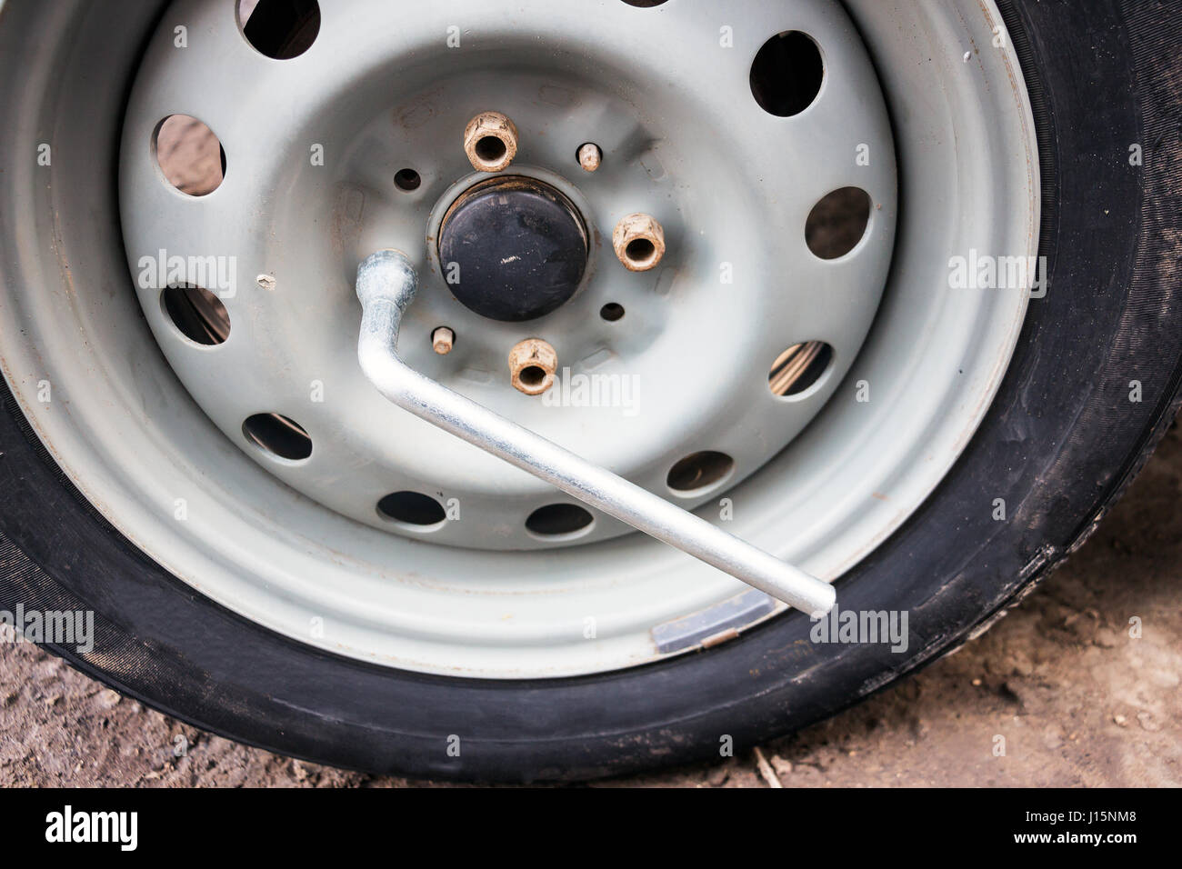 Wheel brace hi-res stock photography and images - Alamy