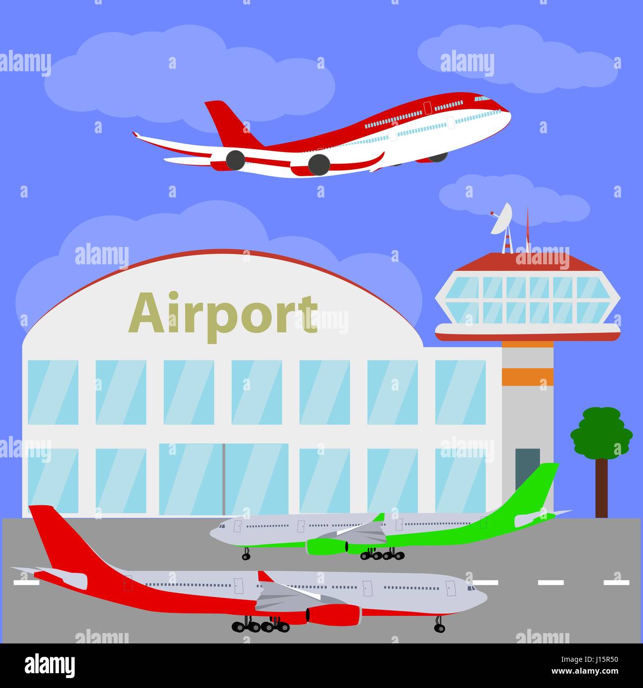 Airport Terminal Clip Art