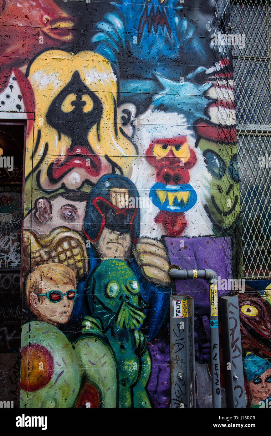 Street art in Olympia, Washington Stock Photo - Alamy