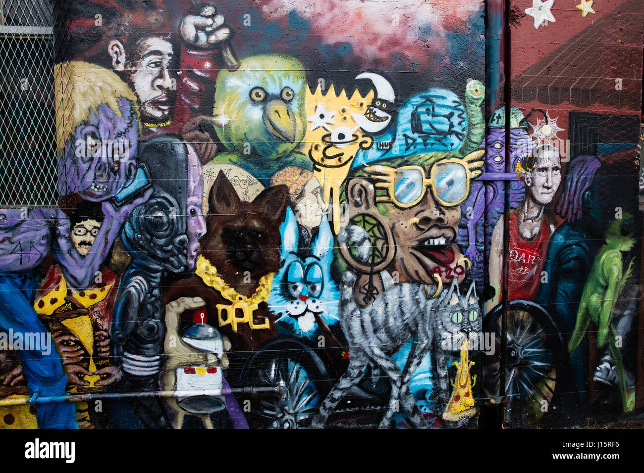 Street art in Olympia, Washington Stock Photo - Alamy