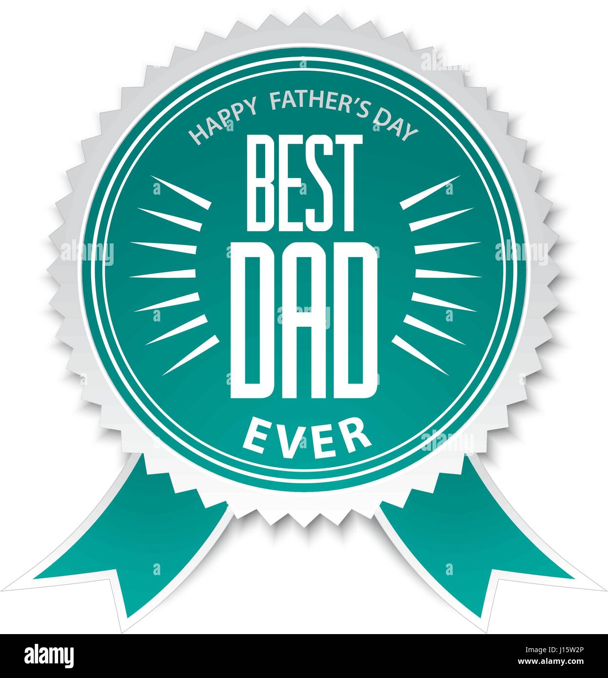 Best dad award ribbon rosette Stock Vector Image & Art - Alamy