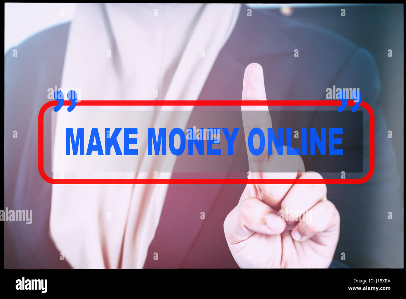 Hand and text EDUCATION LOAN with vintage background. Technology ...