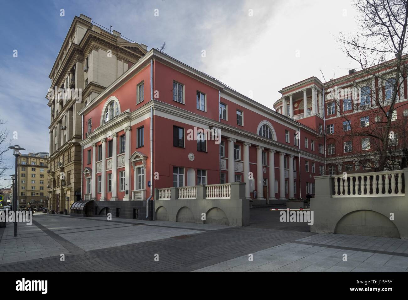 Russia, Moscow. Novinskiy Boulevard. Profitable house of Prince ...