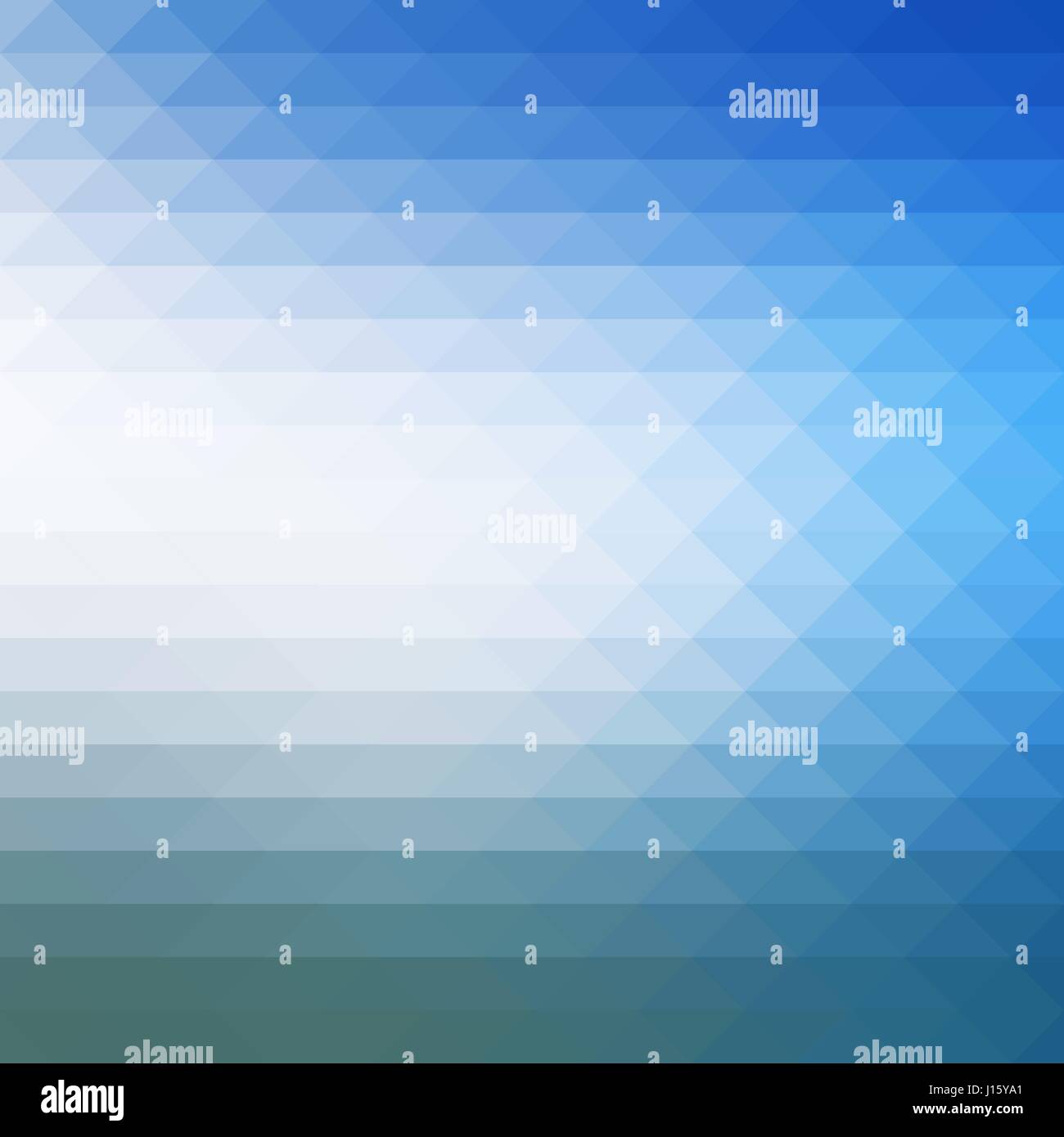 White blue shades abstract geometric background with rows of triangles ...
