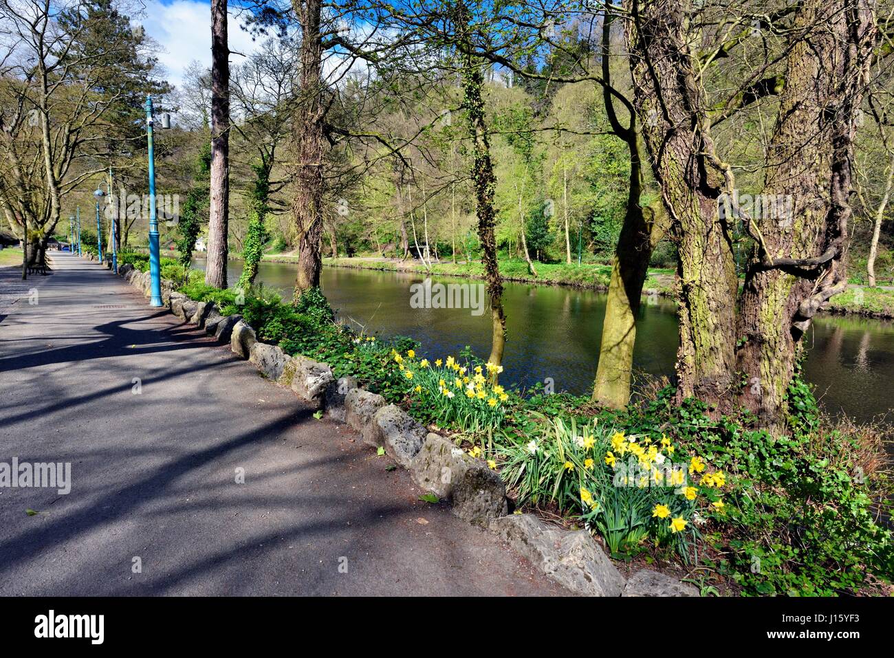 Matlock bath river derwent hi-res stock photography and images - Alamy