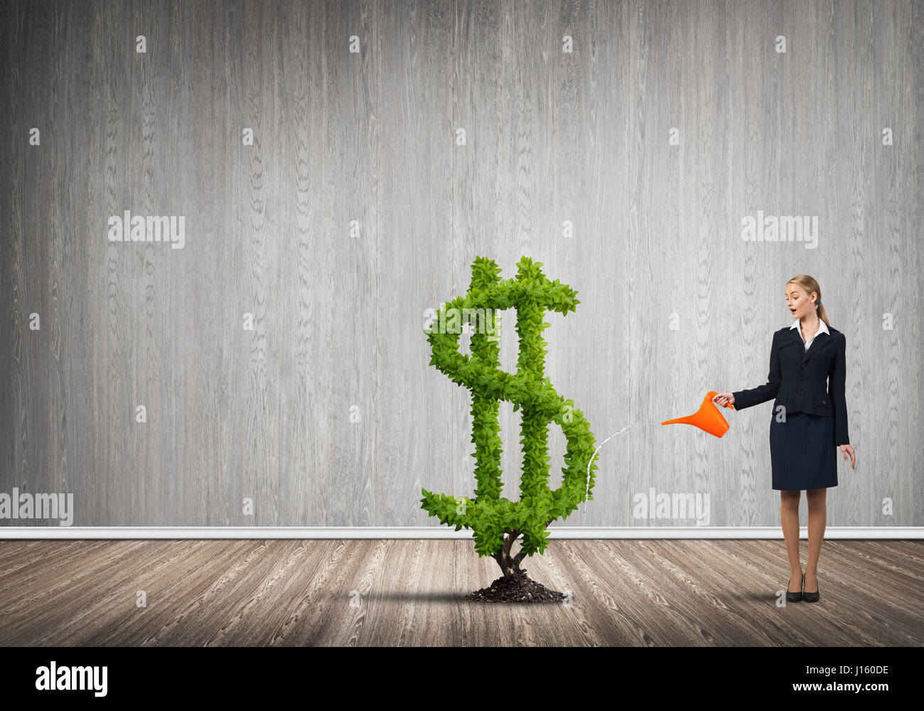 Make your money grow Stock Photo - Alamy