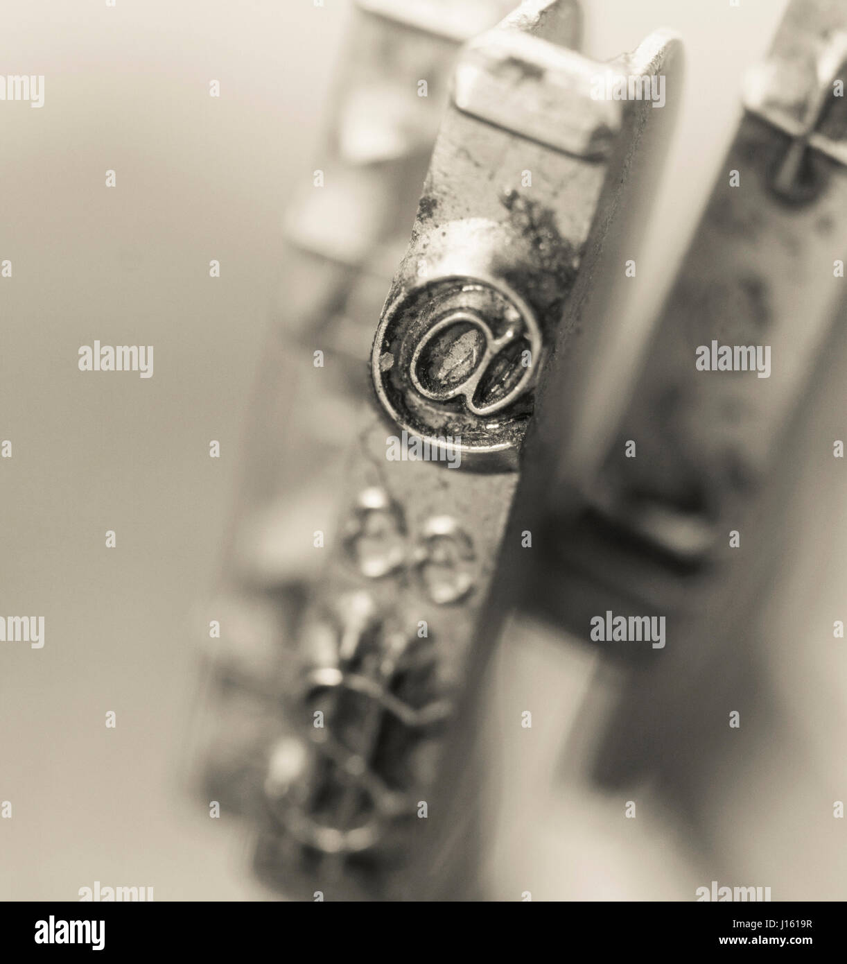 @ with old typwriter typeset Stock Photo - Alamy