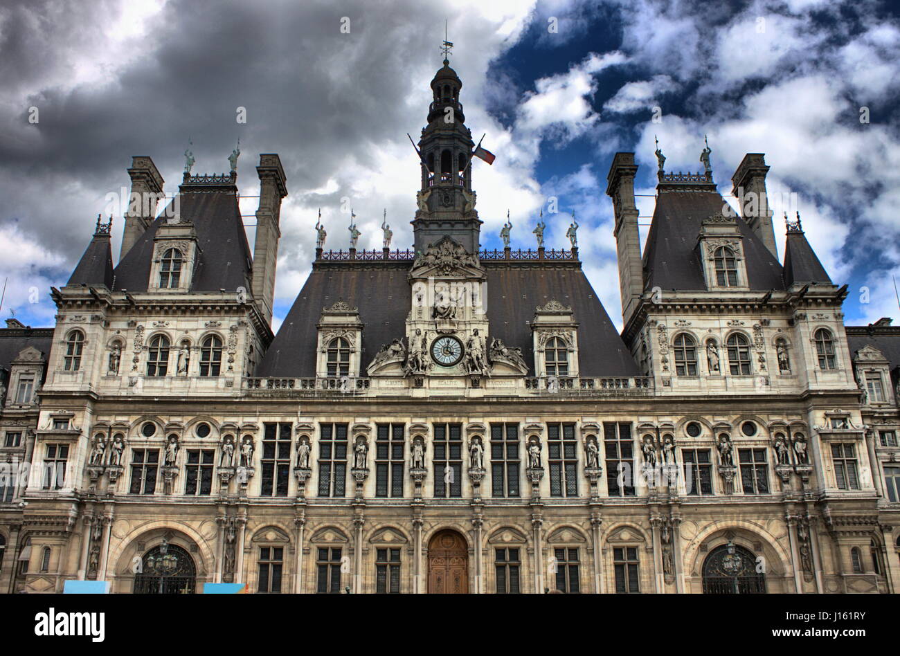 City Hall of Paris, France Stock Photo - Alamy