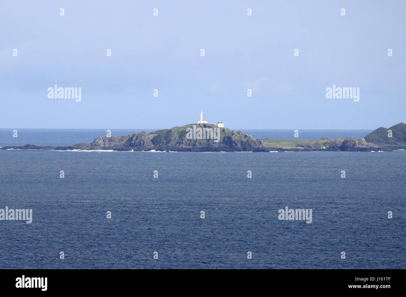 Inishtrahull Lighthouse in County Donegal, Ireland Stock Photo - Alamy