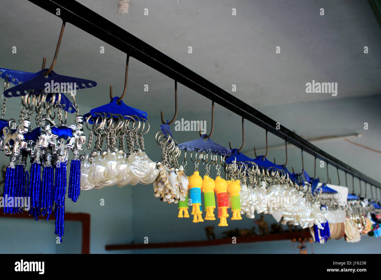 Colorful key ring set Stock Photo - Alamy