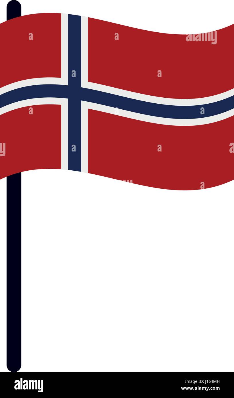 Norge flag Stock Vector Images - Alamy