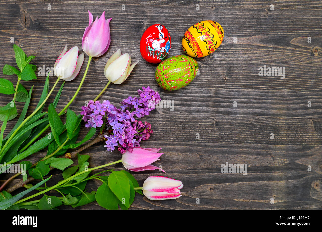 Wood easter background hi-res stock photography and images - Alamy
