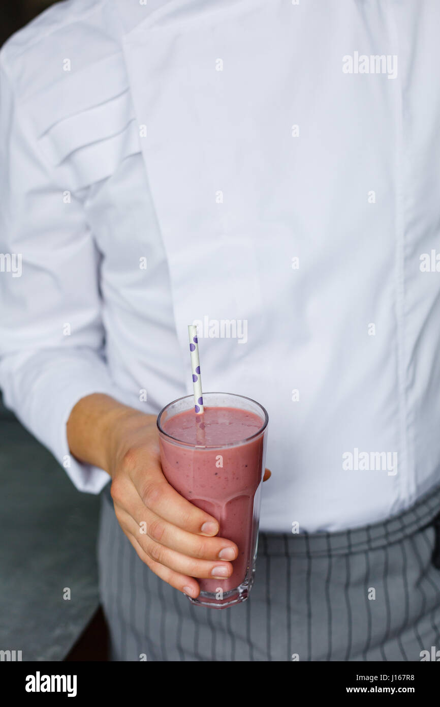 Healthy man preparing smoothie hi-res stock photography and images - Alamy