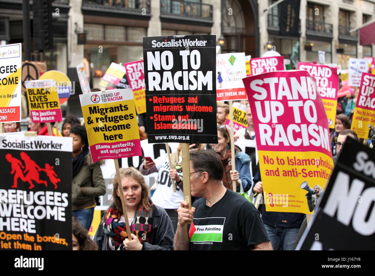 March Against Racism 18, UN Anti-Racism Day Featuring: Atmosphere Where ...