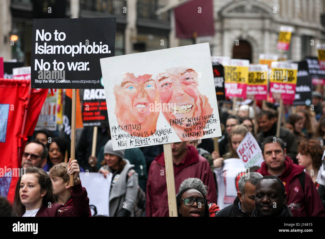 March Against Racism 18, UN Anti-Racism Day Featuring: Atmosphere Where ...